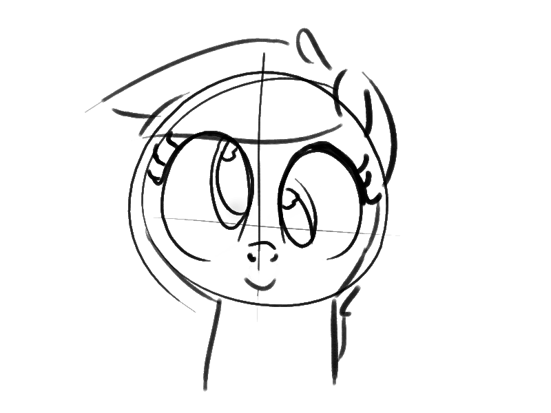 #3407305 - safe, anonymous artist, derpy hooves, oc, oc:anon, human ...