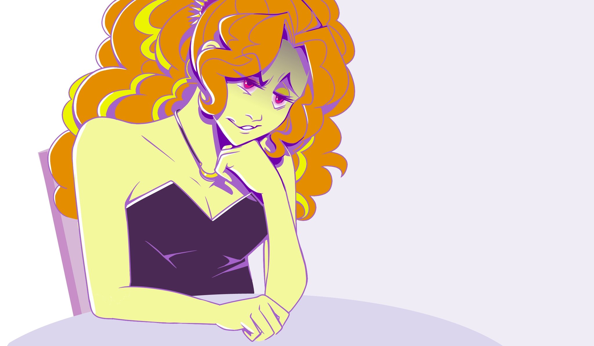 #3408648 - safe, artist:drizzledazzle, part of a set, adagio dazzle ...