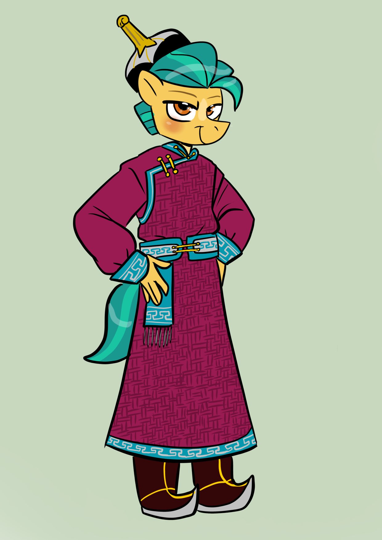 #3409030 - safe, artist:jully-park, hitch trailblazer, earth pony ...