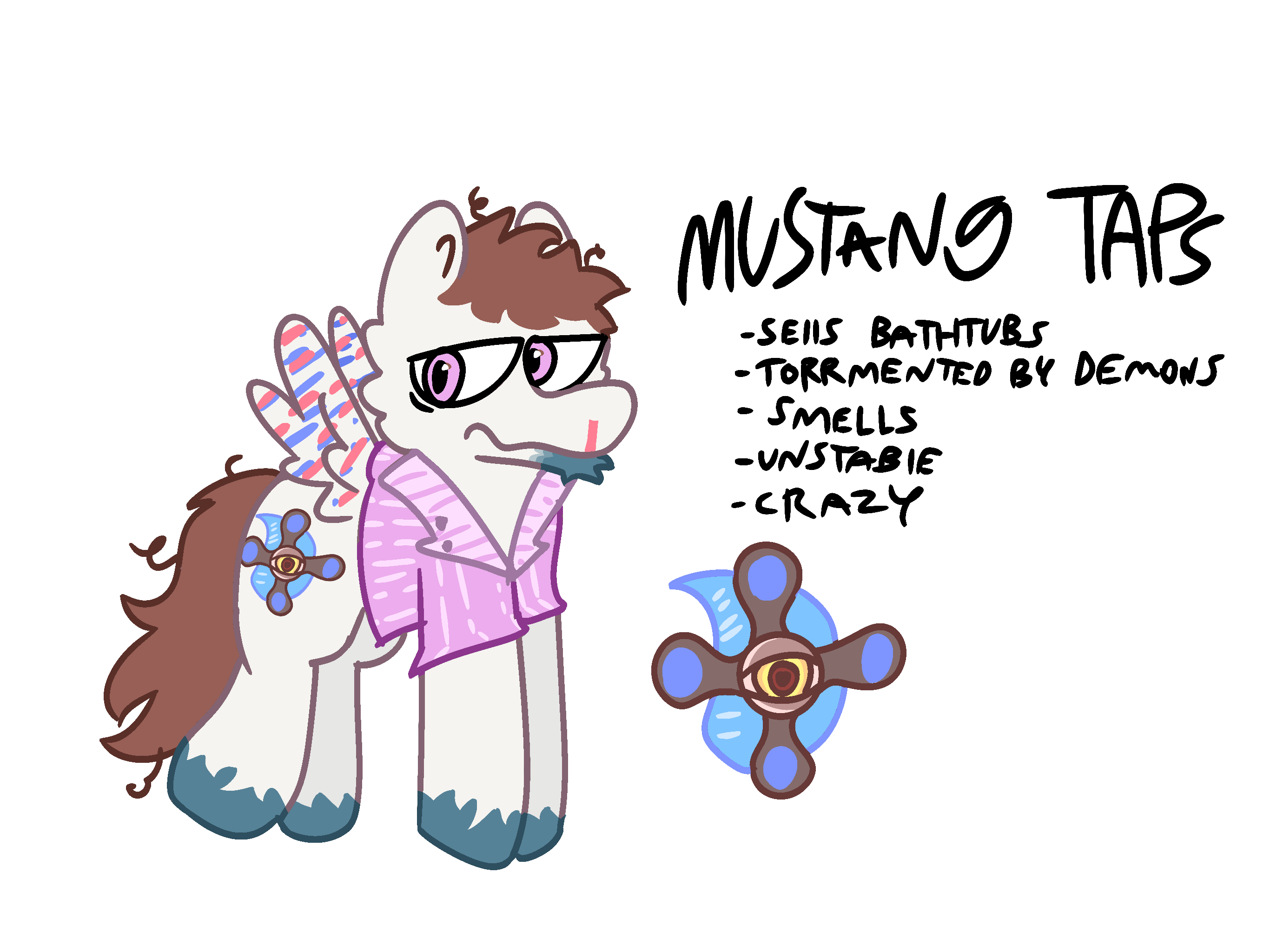 #3410919 - safe, artist:felixmcfurry, oc, oc only, oc:mustang taps ...