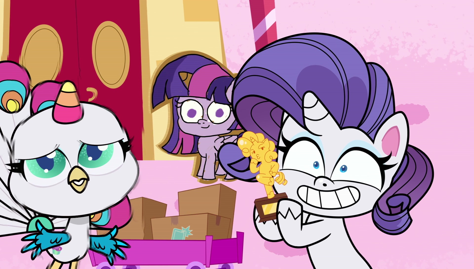 #3397837 - safe, screencap, rarity, sugar snap, twilight sparkle ...