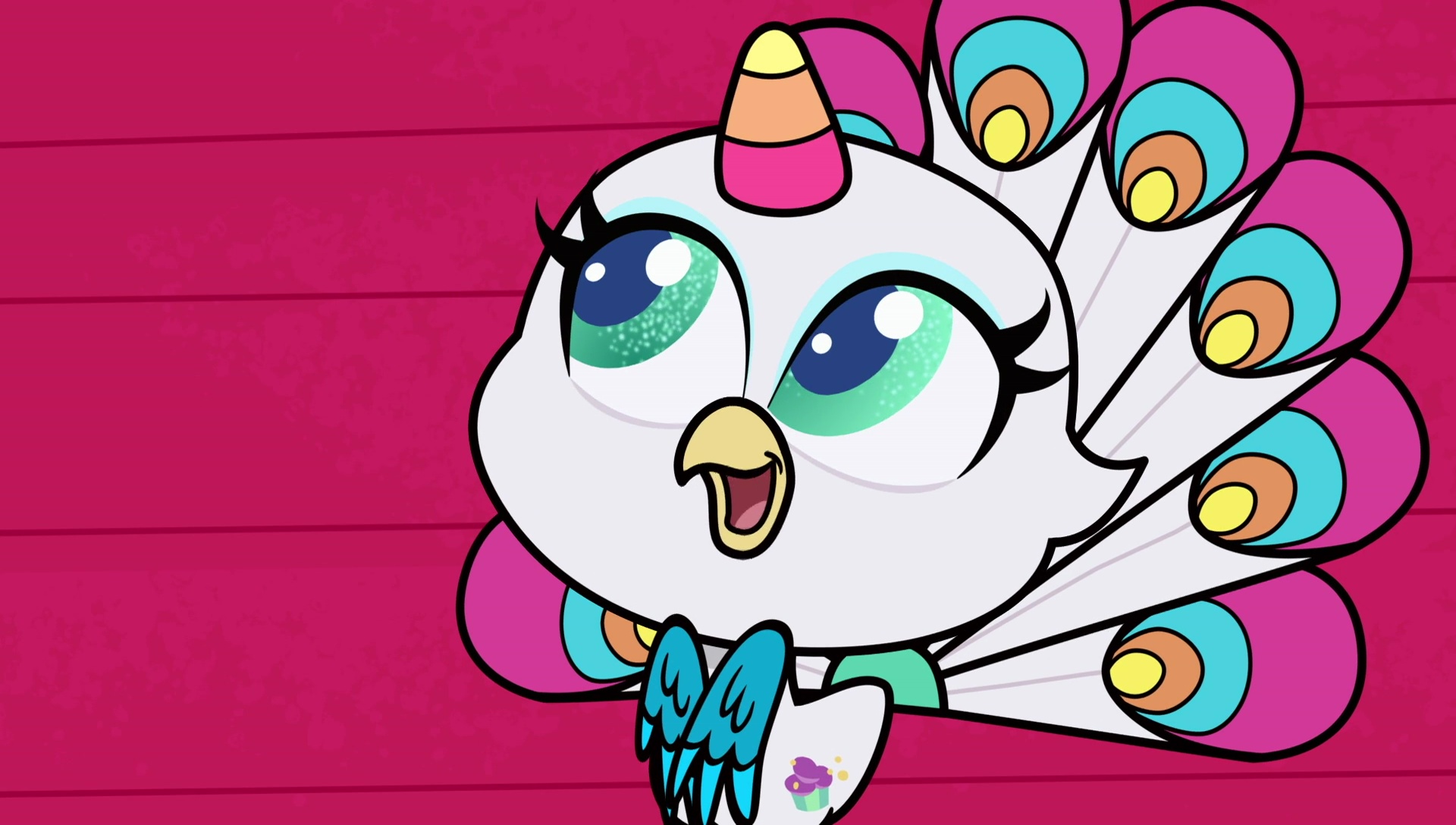 #3397871 - safe, screencap, sugar snap, bird, peacock, g4, g4.5 ...