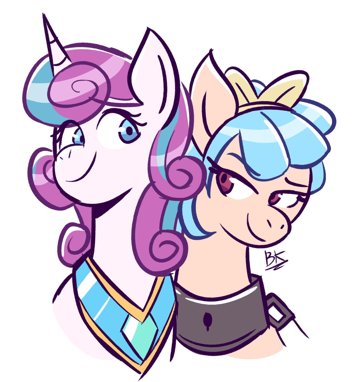 #3398048 - safe, artist:bkiltersot, cozy glow, princess flurry heart ...