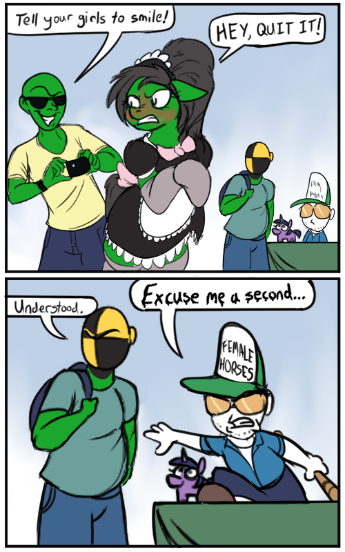 #3398624 - safe, artist:rocket-lawnchair, twilight sparkle, oc, oc:anon ...