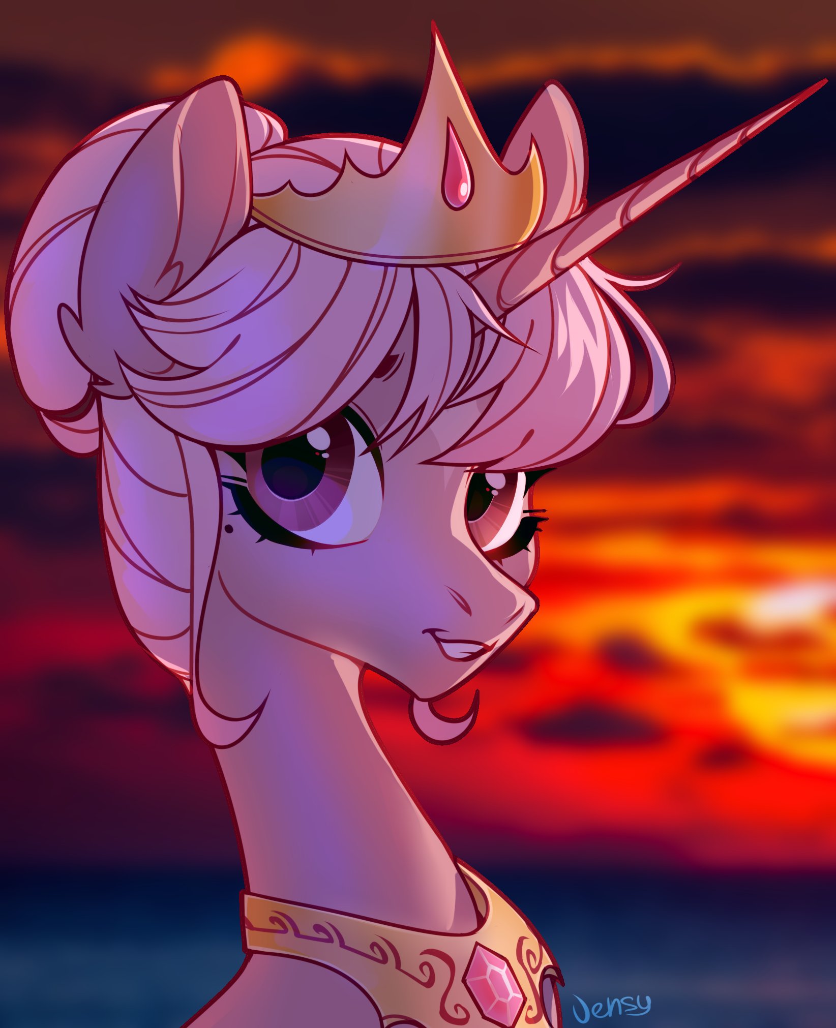 #3412632 - safe, artist:vensual99, oc, oc only, pony, unicorn ...