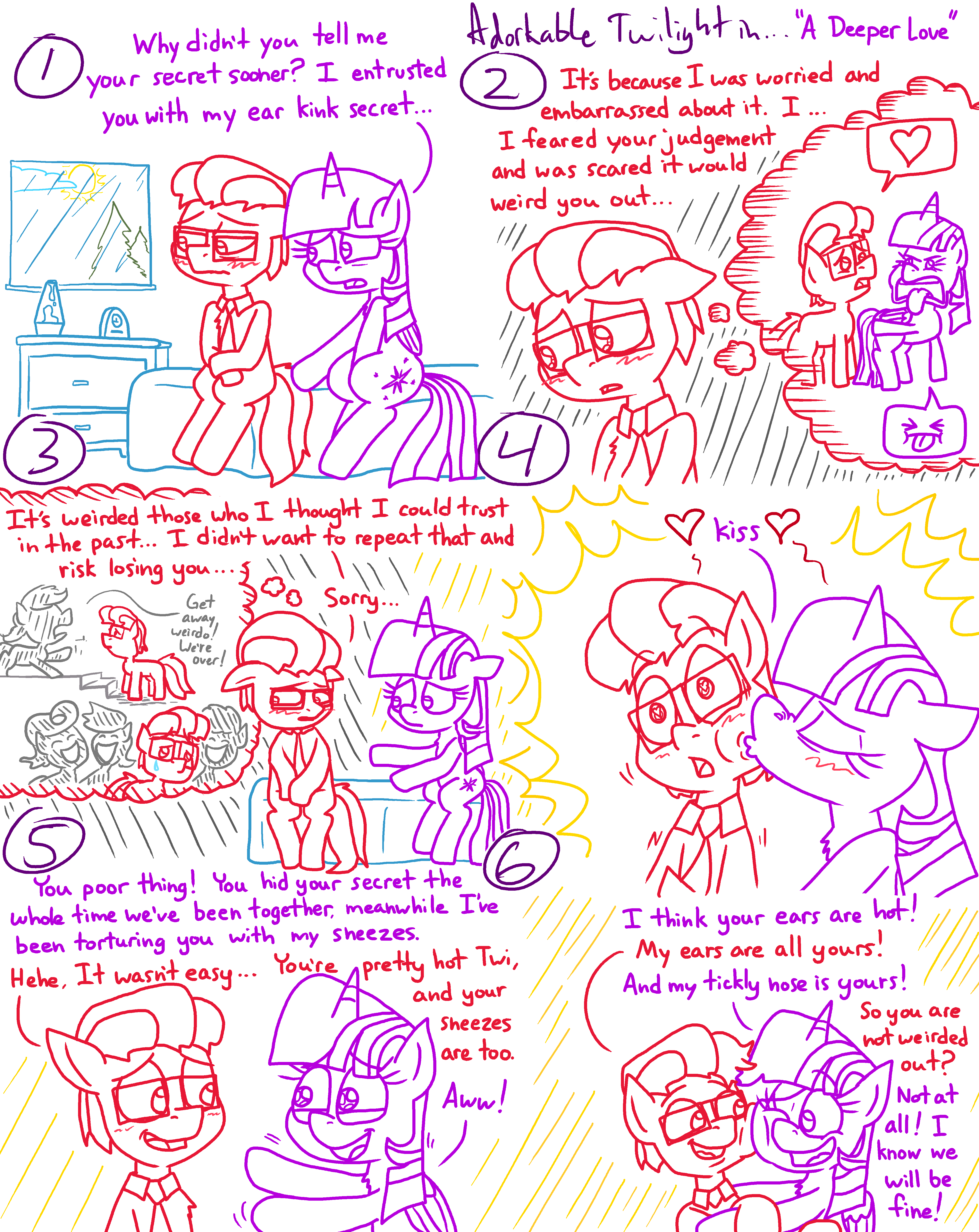 #3412970 - safe, artist:adorkabletwilightandfriends, twilight sparkle ...