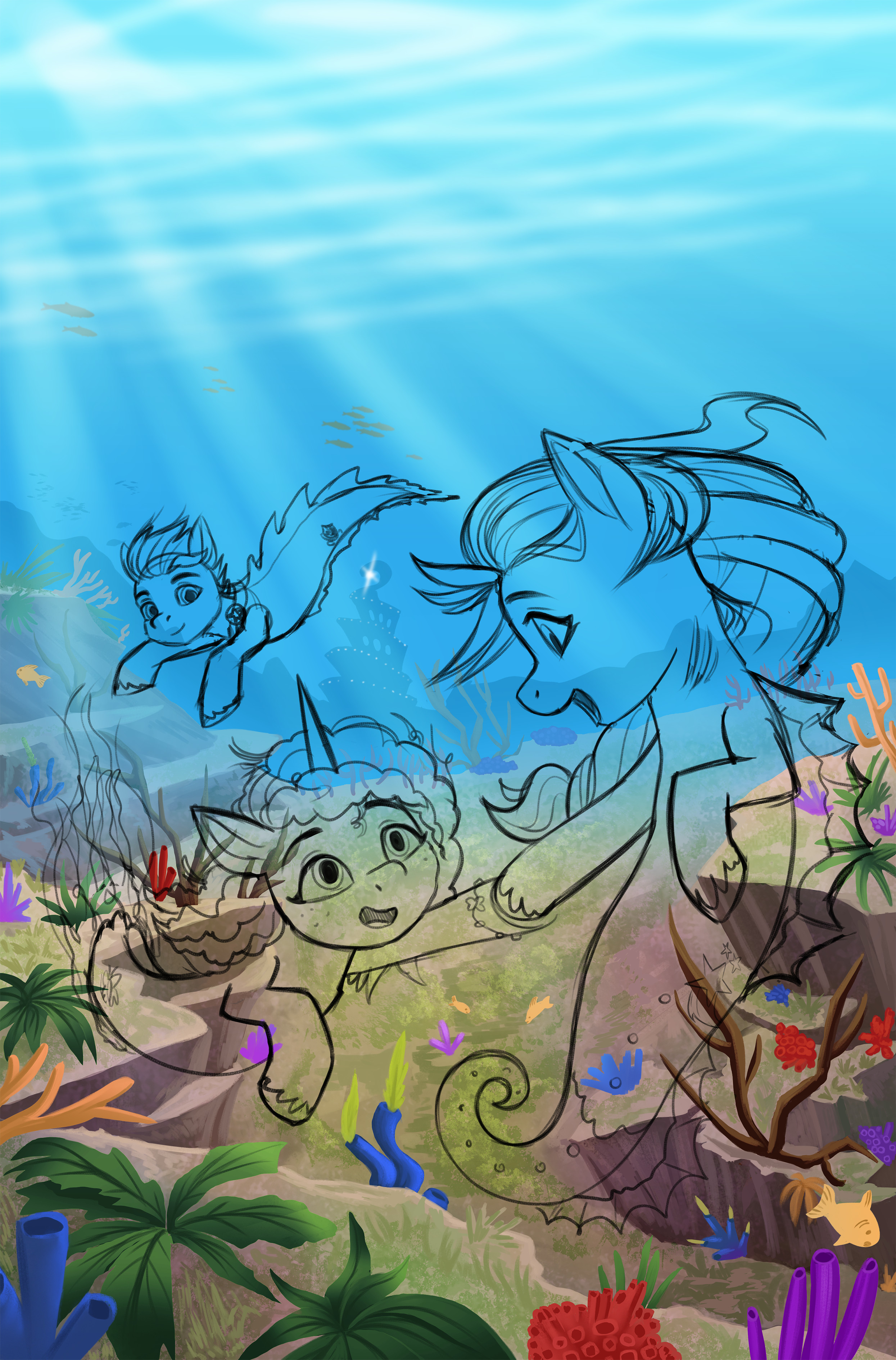 #3421876 - safe, artist:robin jacks, covering - Derpibooru