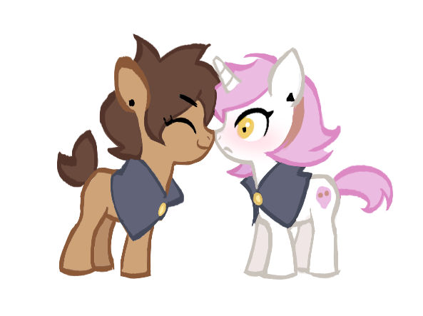 #3427559 - safe, artist:nompang22, earth pony, pony, unicorn, amity ...