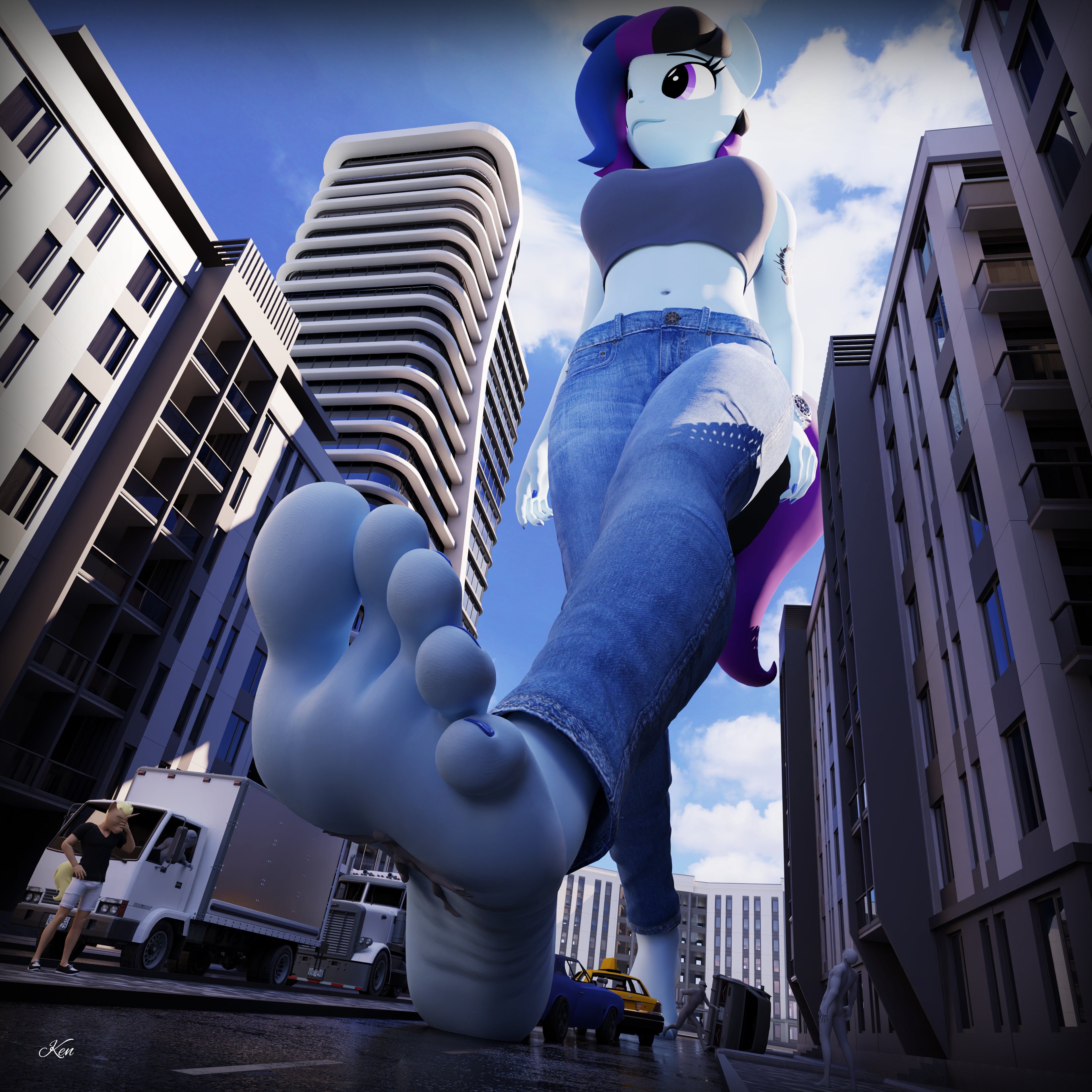 #3427598 - suggestive, artist:kenaga, oc, oc only, oc:charming tankard, oc:maple cake, earth ...