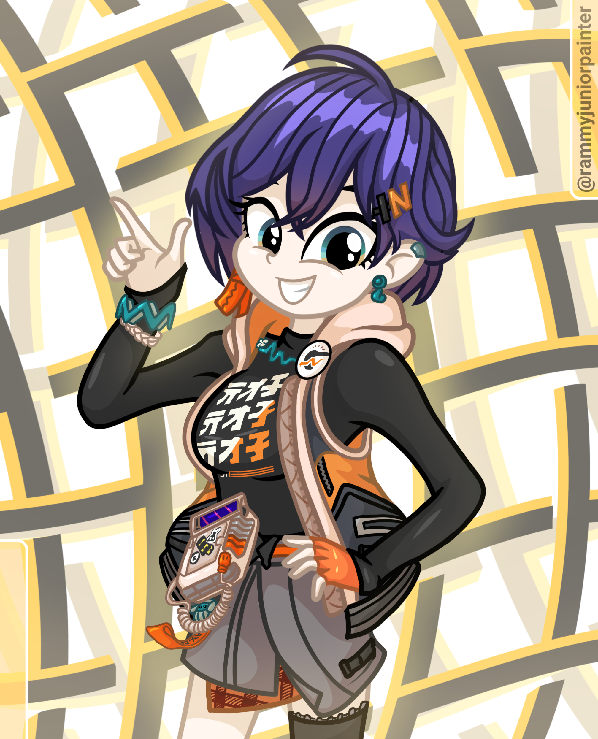 #3429237 - safe, artist:rjp.rammy, human, equestria girls, g4, abstract ...