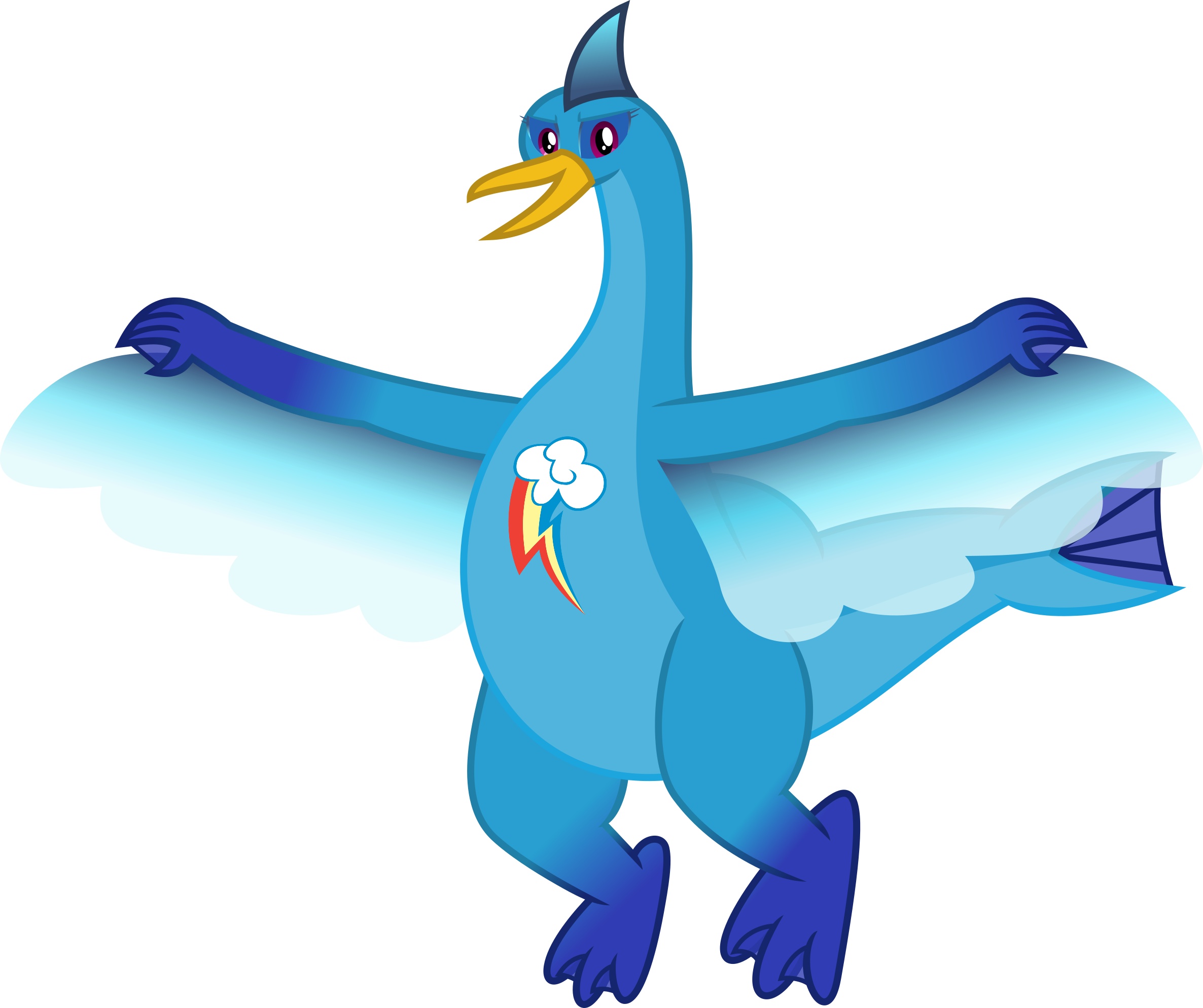 #3430244 - safe, artist:static51302, rainbow dash, bird, fanfic:choose ...