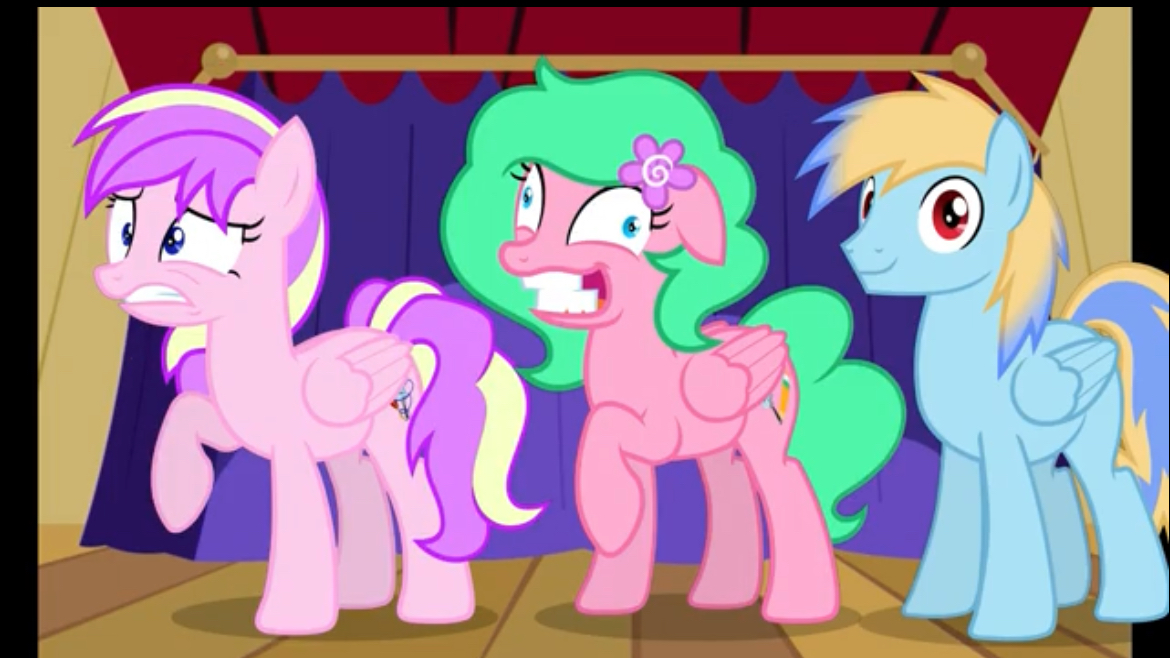 #3430740 - safe, artist:oblivionfall, oc, oc only, oc:bluegoldpony, oc:party blossom, oc:quirky ...