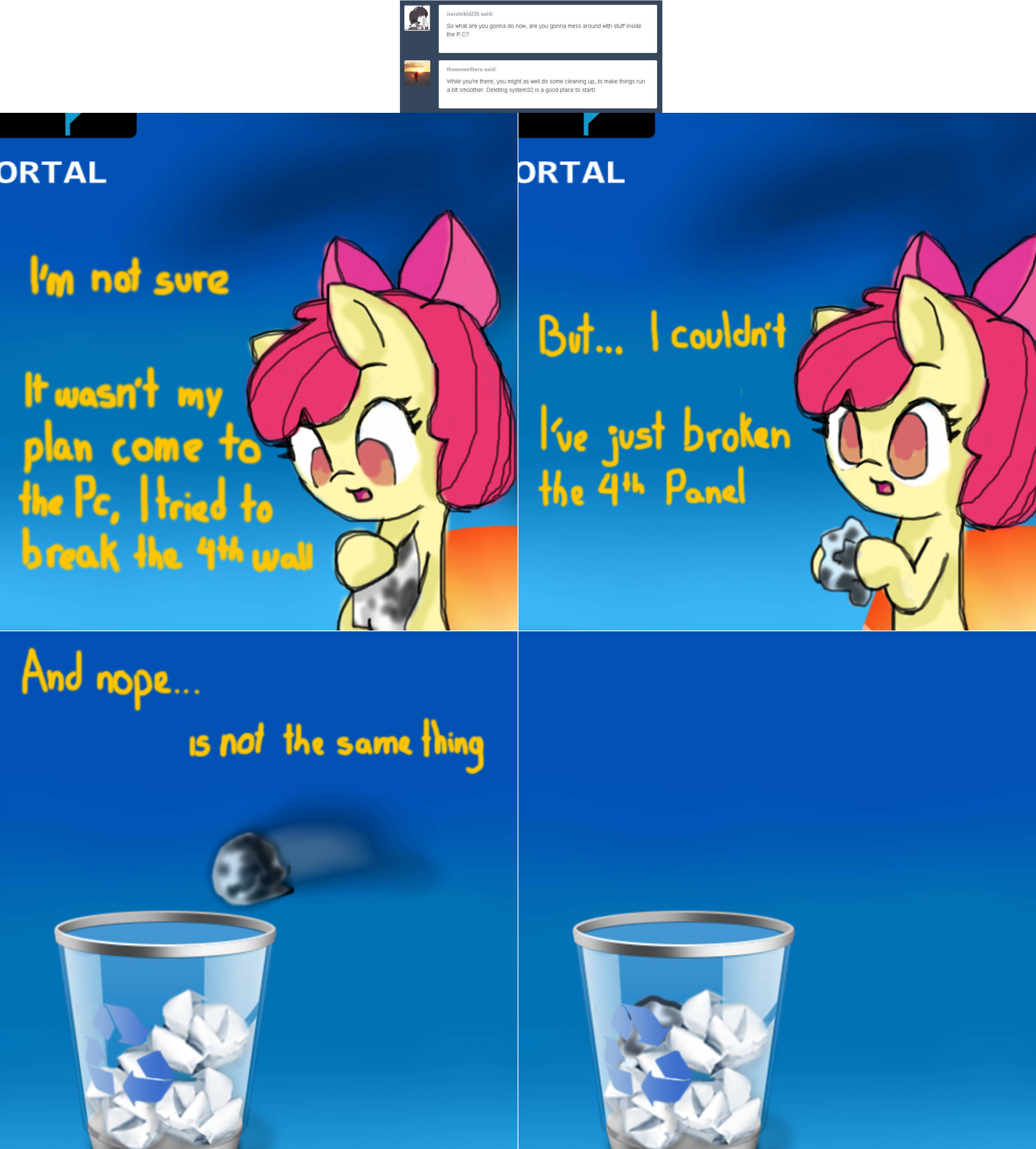 #3431580 - safe, artist:arielsbx, apple bloom, pony, ask little ...