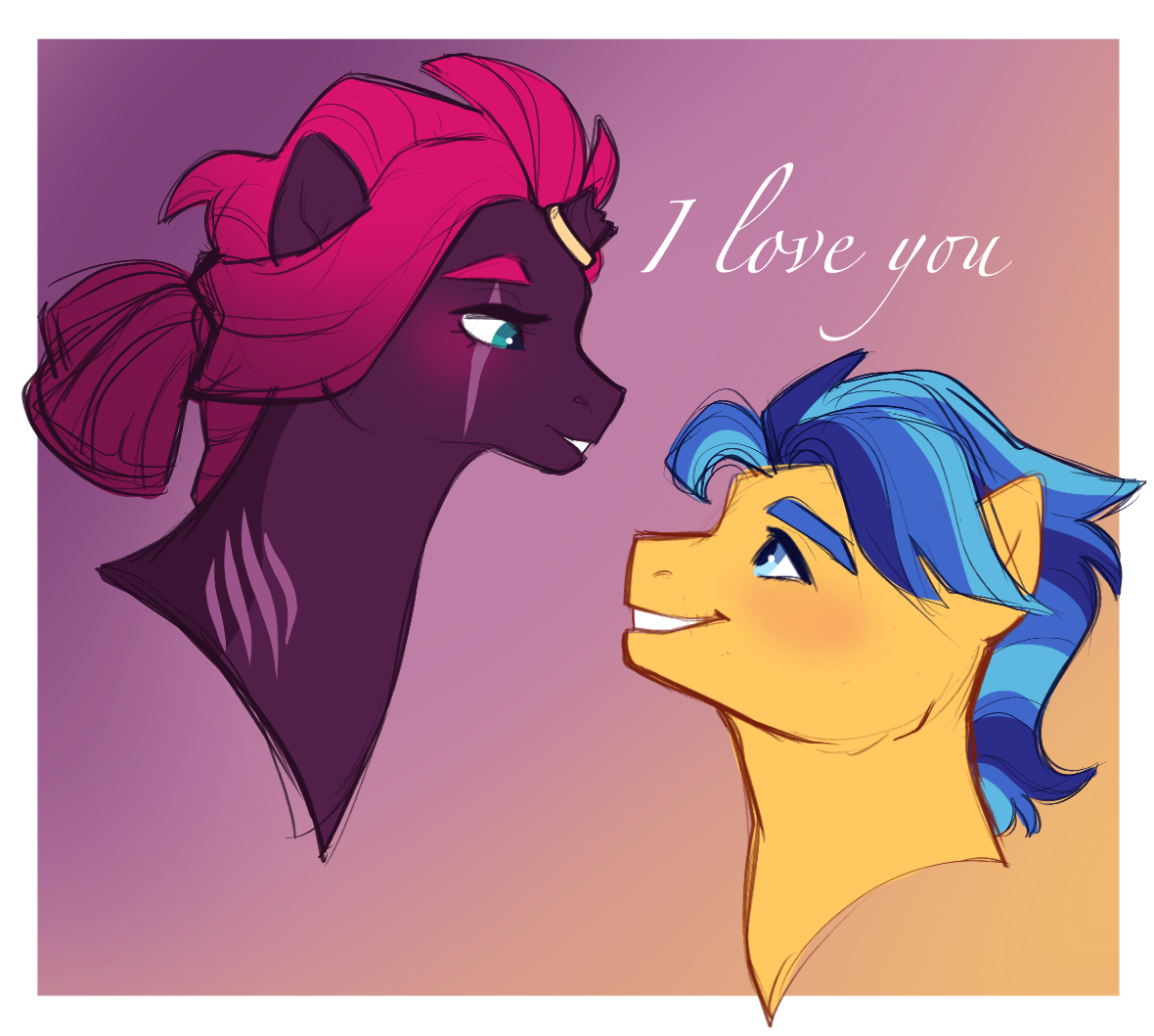 #3432115 - safe, artist:ghost-whisper03, fizzlepop berrytwist, flash sentry, tempest shadow ...