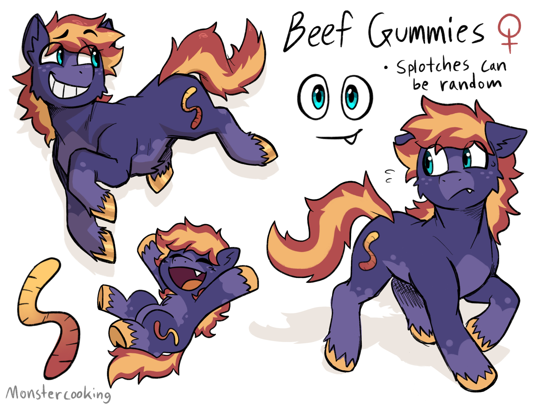 #3432188 - safe, artist:beefgummies, oc, oc only, oc:beef gummies ...