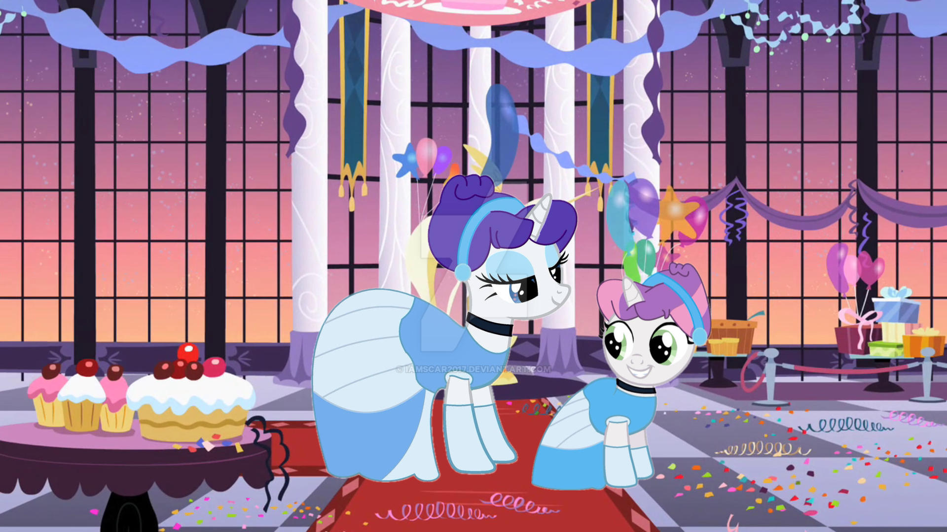 #3413896 - safe, artist:brightstar40k, artist:iamscar2017, rarity ...