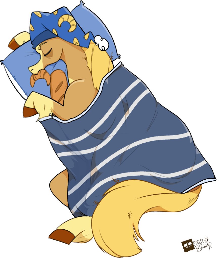 #3432247 - safe, artist:paperbagger, oc, oc only, oc:crumb, earth pony, pony, baguette, blanket ...