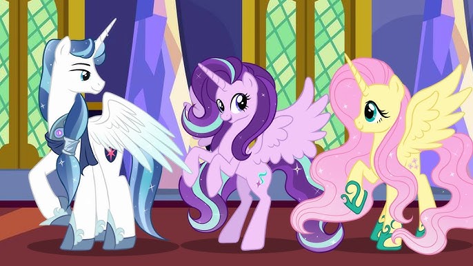 #3432255 - safe, fluttershy, shining armor, starlight glimmer, alicorn ...