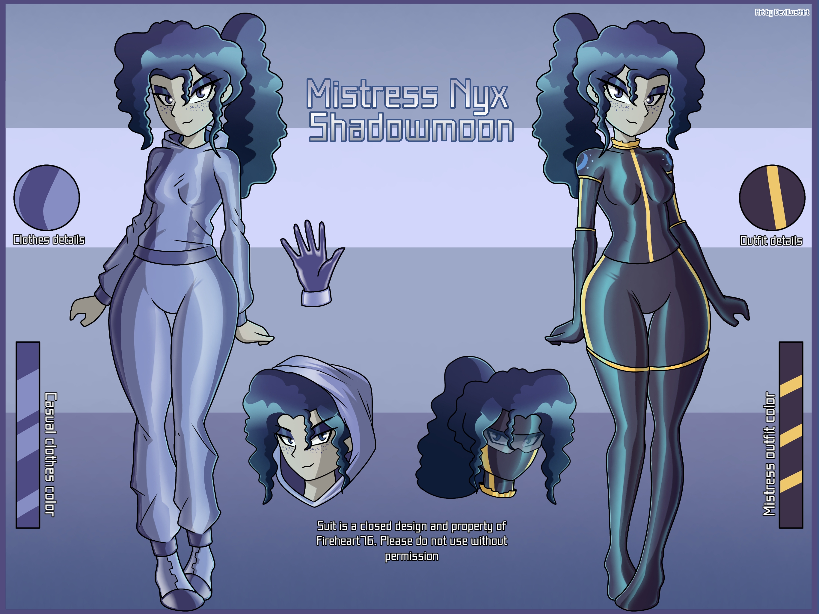 #3414824 - safe, artist:devillustart, oc, oc:nyx shadowmoon, human ...