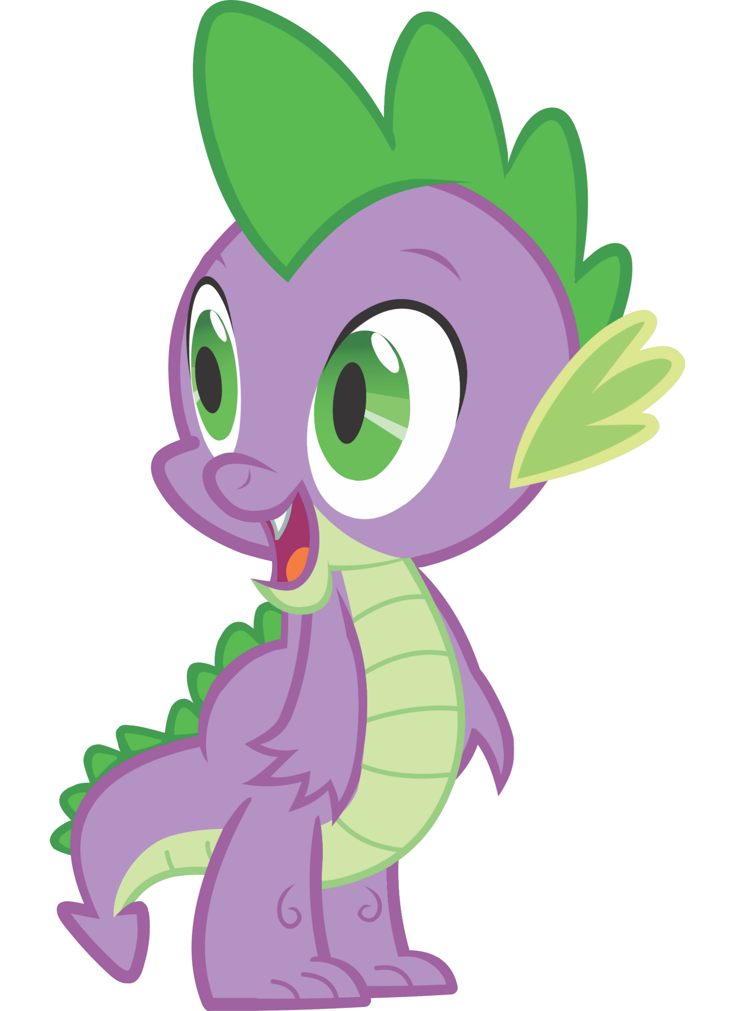 #3415450 - safe, spike, dragon, g4, official, cute, cute little fangs ...