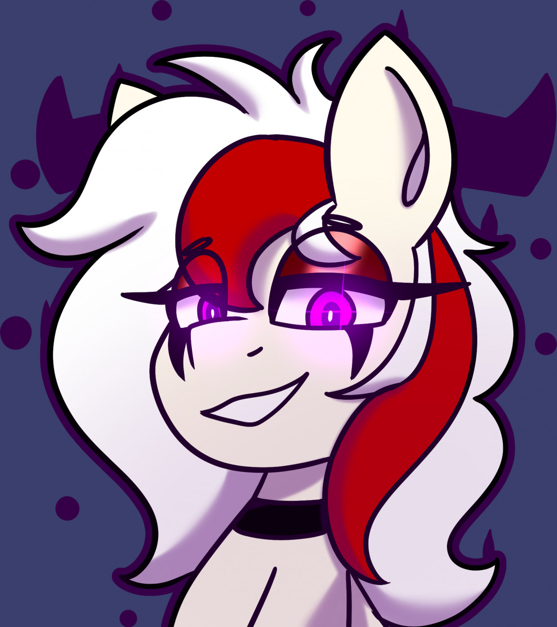 #3416831 - safe, artist:askhypnoswirl, oc, oc only, oc:awya lightfeather, demon, demon pony ...