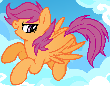 #3416921 - safe, artist:muffinz, scootaloo, pegasus, pony, g4, blank ...