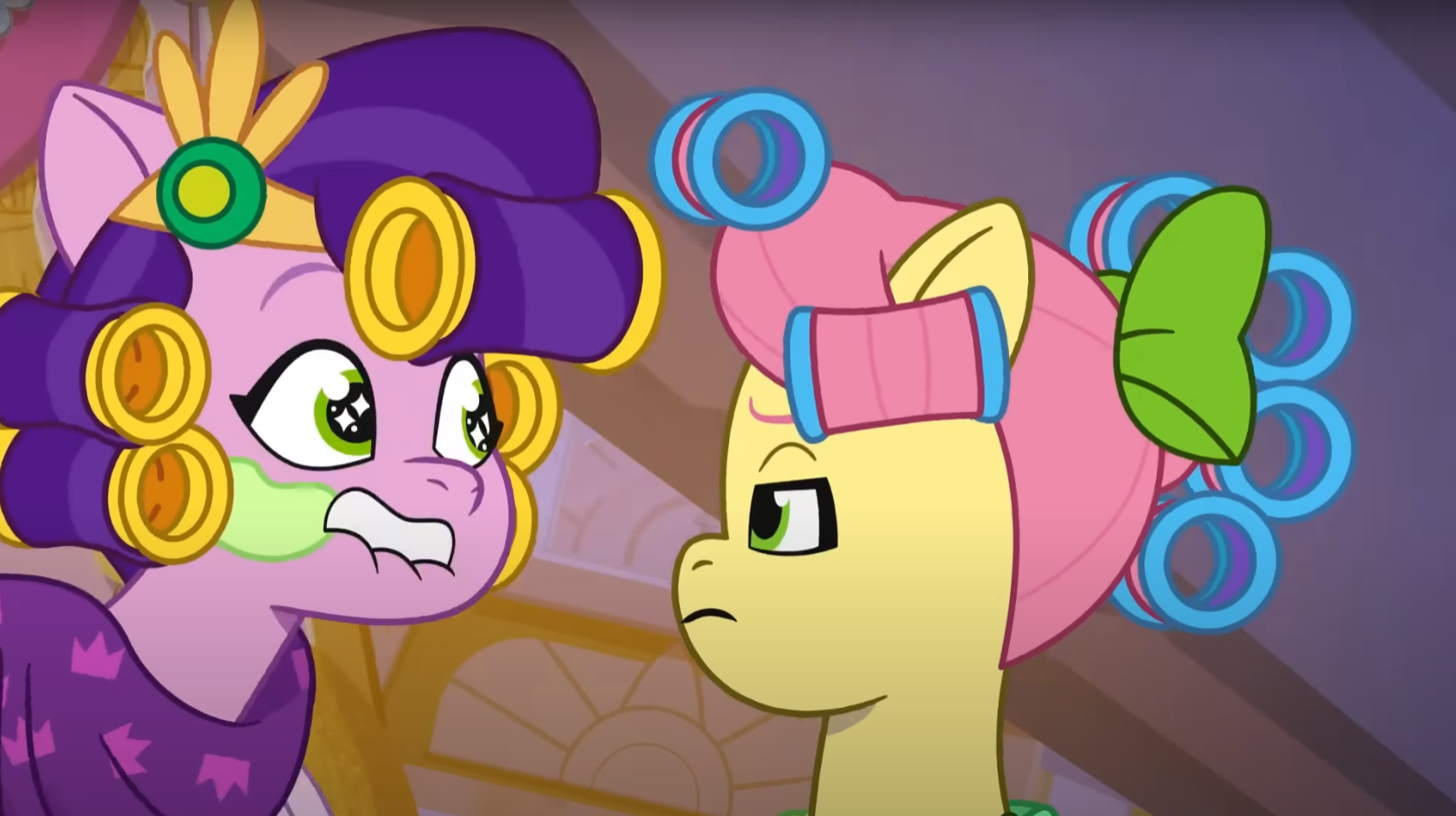 #3417396 - safe, screencap, pipp petals, posey bloom, earth pony, pegasus, pony, g5, my little ...