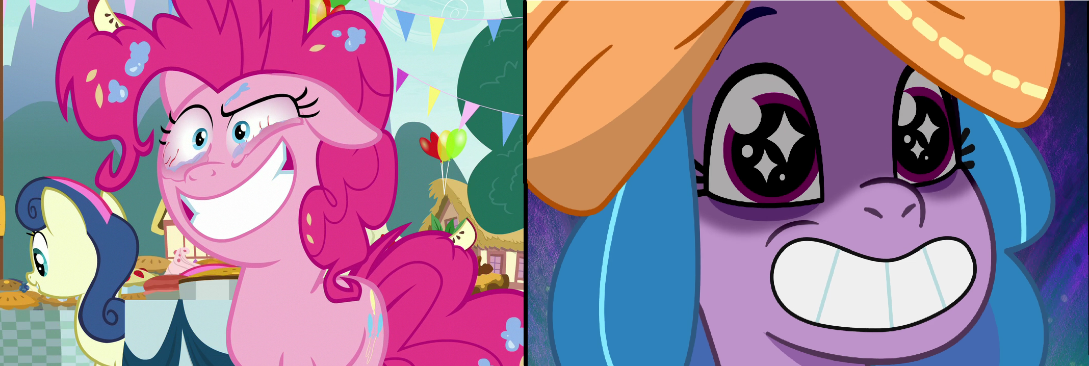 #3417781 - safe, edit, screencap, bon bon, izzy moonbow, pinkie pie ...