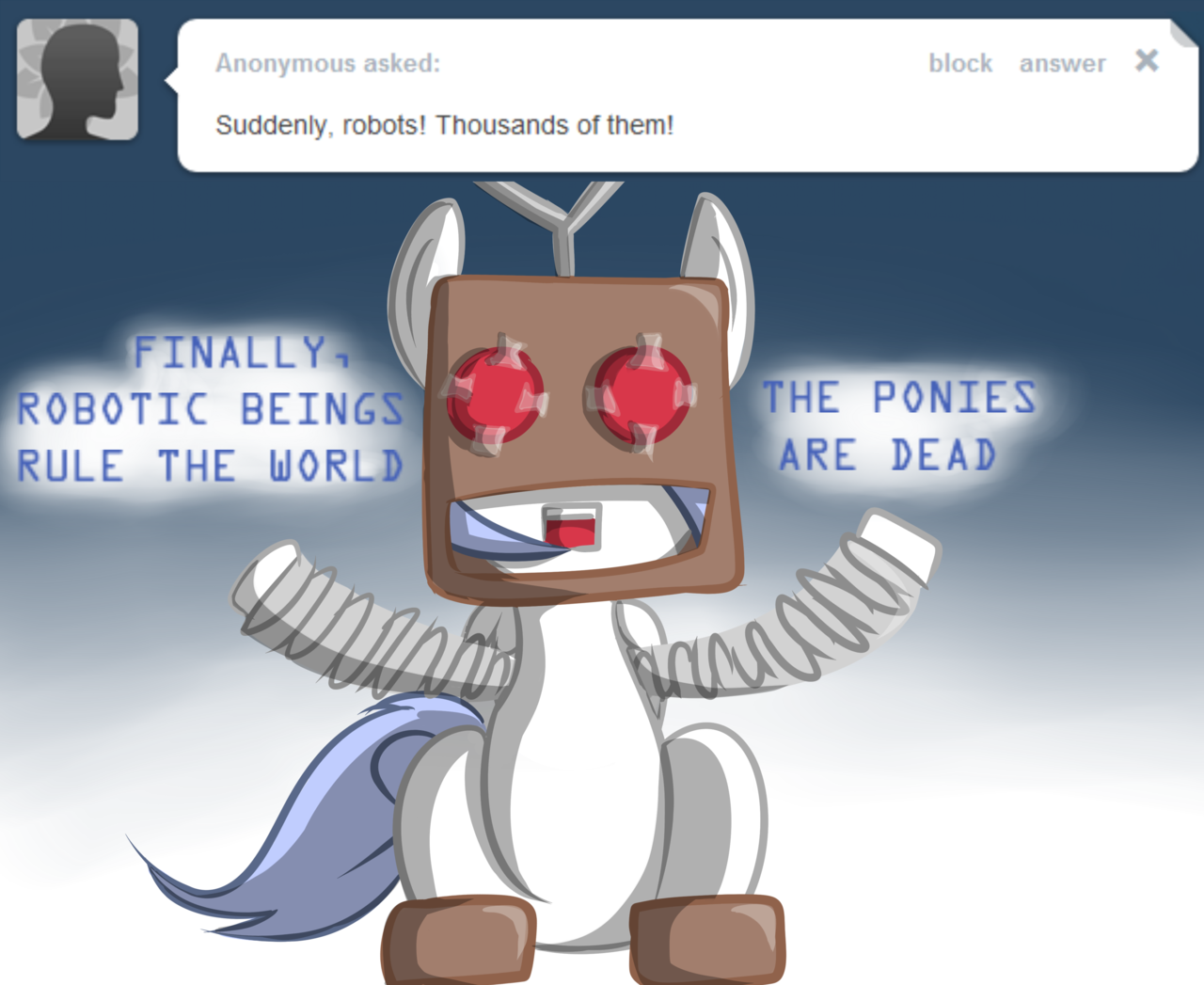 #3434141 - safe, artist:penguinpotential, oc, oc:frigid drift, pegasus, pony, ask frigid drift ...