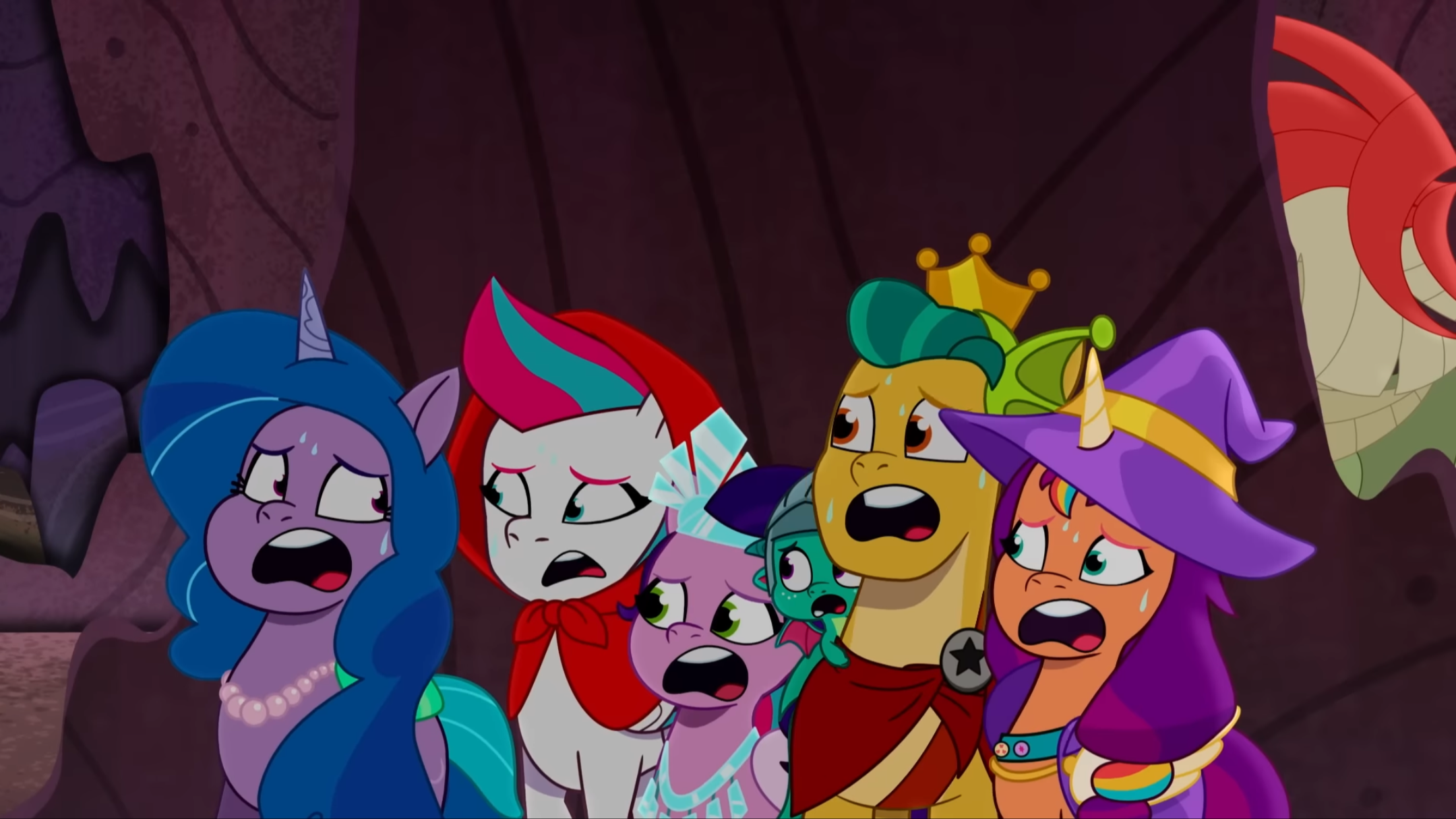 #3439793 - safe, screencap, hitch trailblazer, izzy moonbow, pipp ...