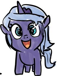 #3440450 - safe, artist:mangafan, princess luna, alicorn, pony, g4 ...