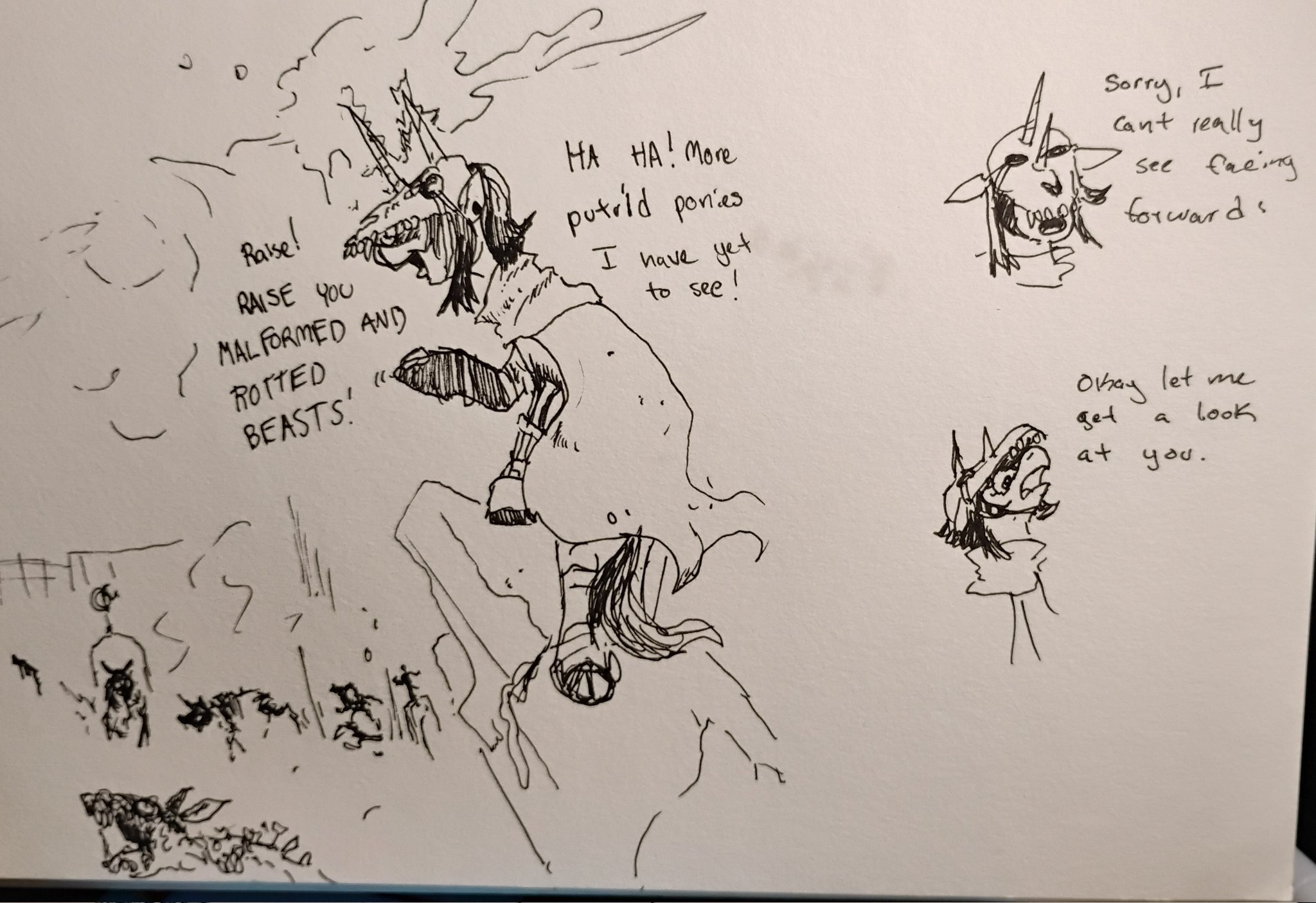 #3440672 - safe, artist:pony quarantine, oc, oc only, pony, undead ...