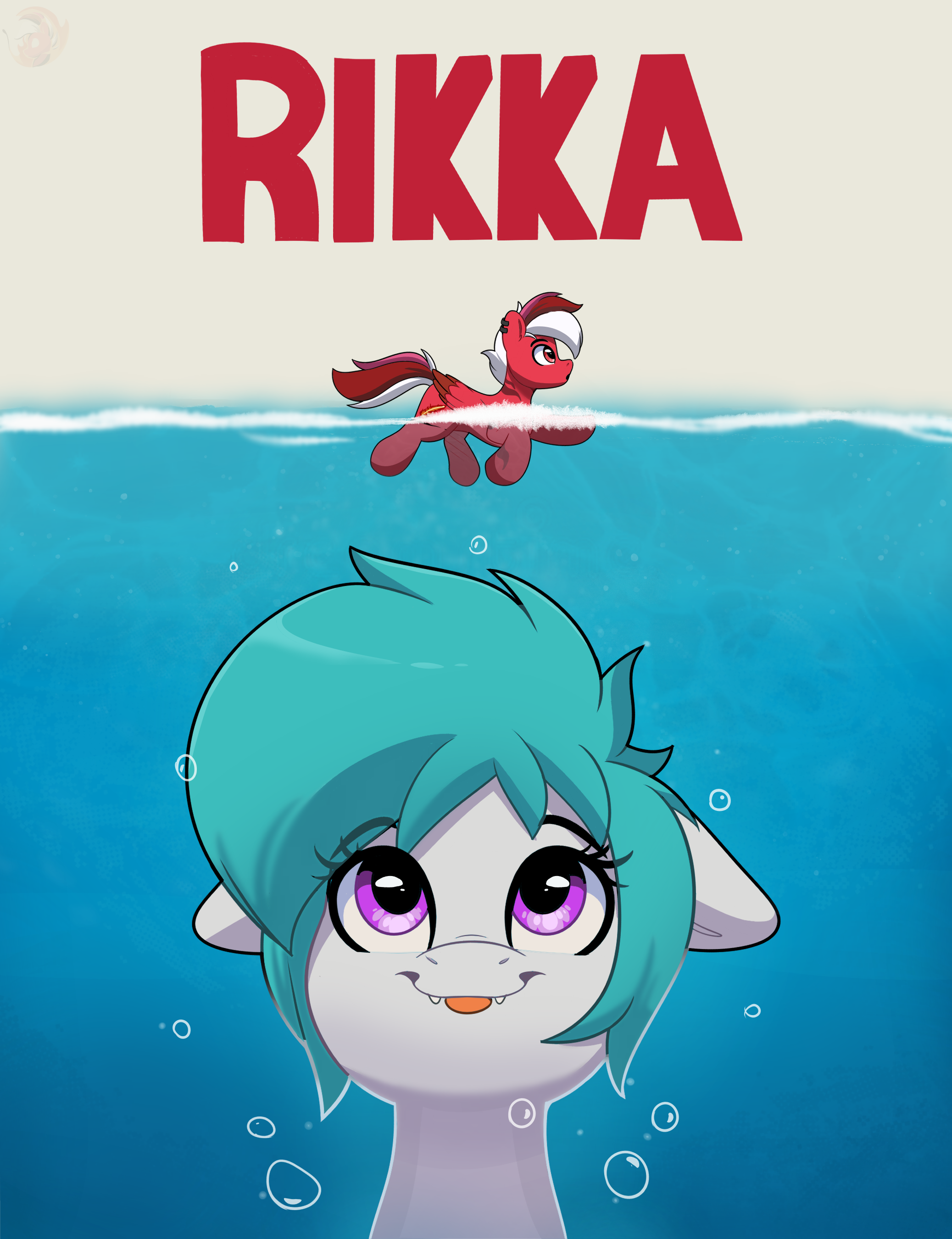 #3440970 - safe, artist:joaothejohn, oc, oc only, oc:flamebrush, oc:rikka, original species ...