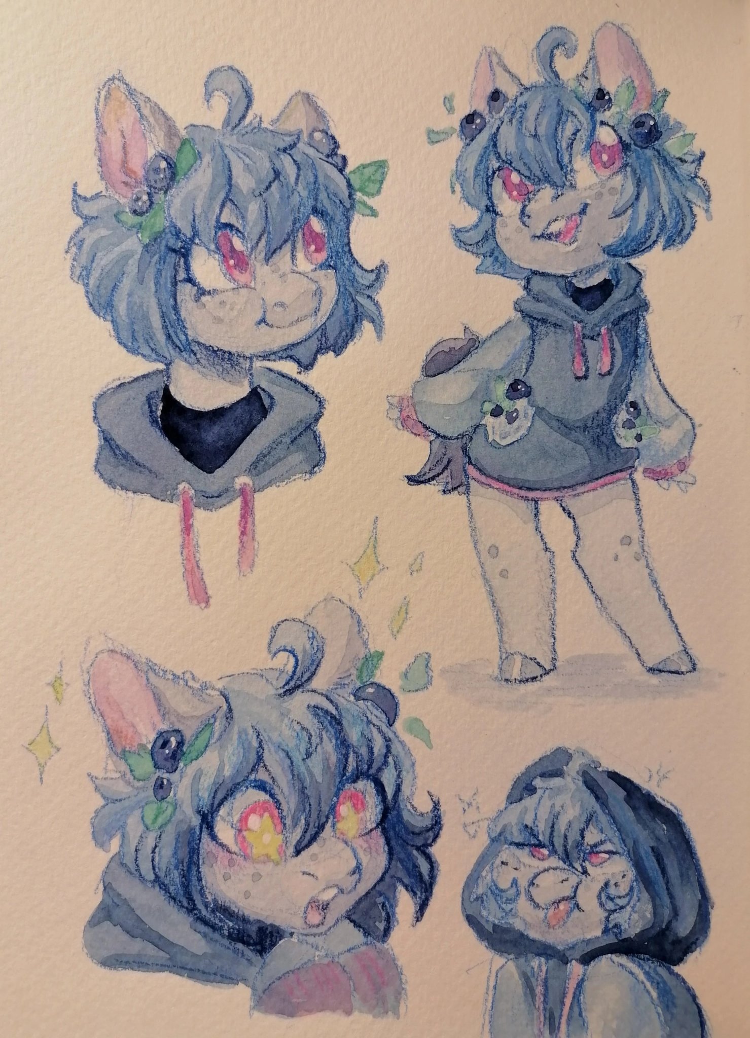 #3441550 - safe, artist:owl_clare, oc, oc only, earth pony, anthro ...