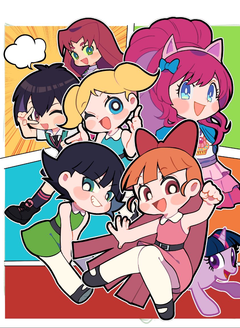 #3442677 - safe, artist:miyata__0529, kotobukiya, pinkie pie, twilight ...