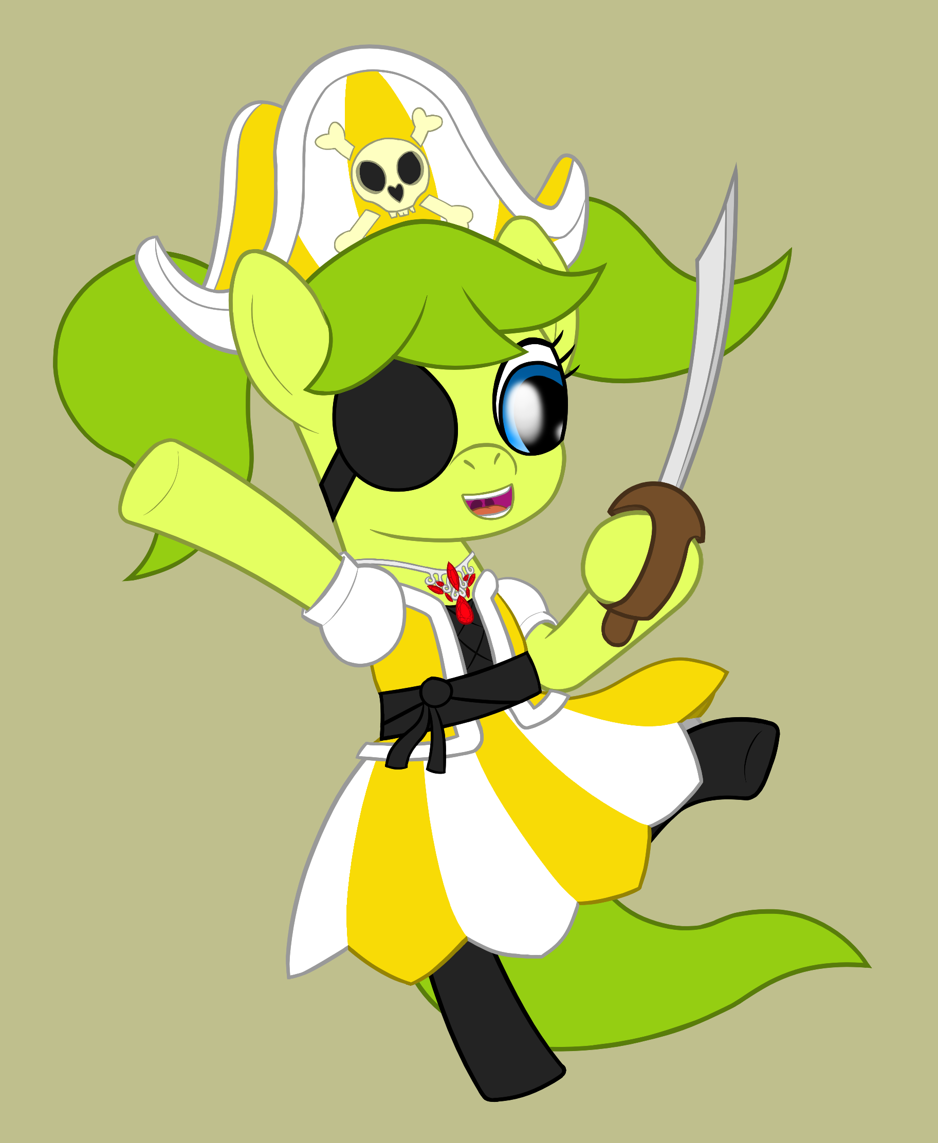 #3443001 - safe, artist:tenebris, derpibooru exclusive, oc, oc only, oc:lime sea, earth pony ...