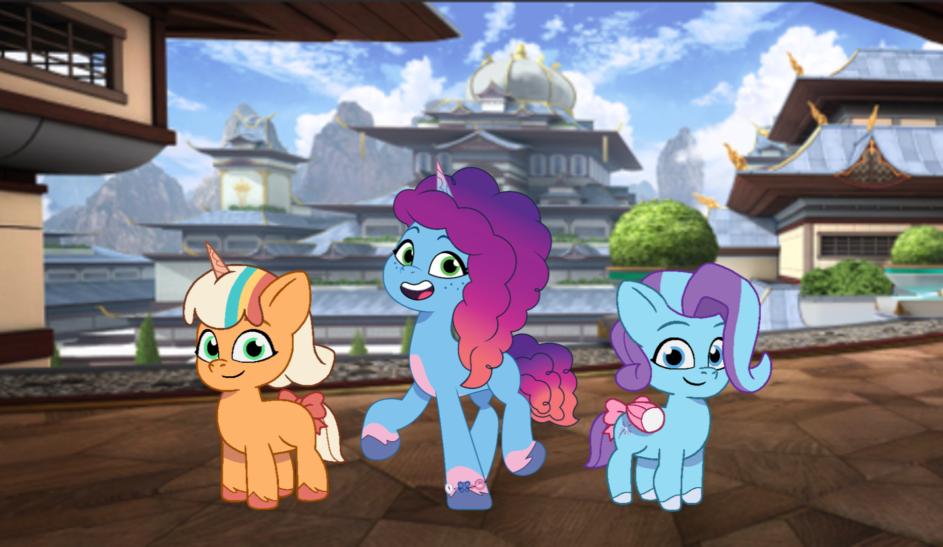 #3444530 - safe, artist:caseyben887, artist:prixy05, glory (g5), misty ...