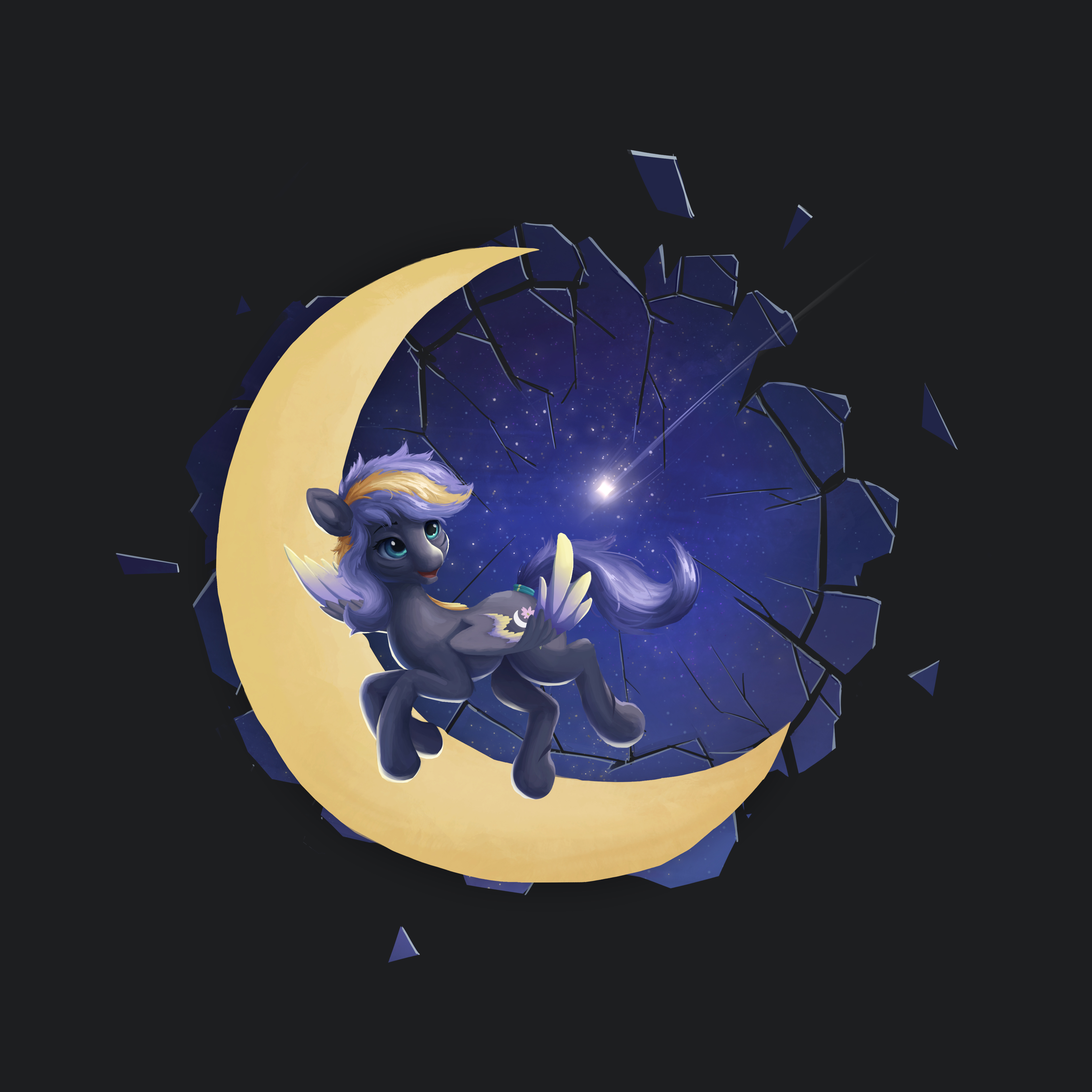 #3445268 - safe, artist:grey mouse, oc, oc only, oc:moonlight flower ...