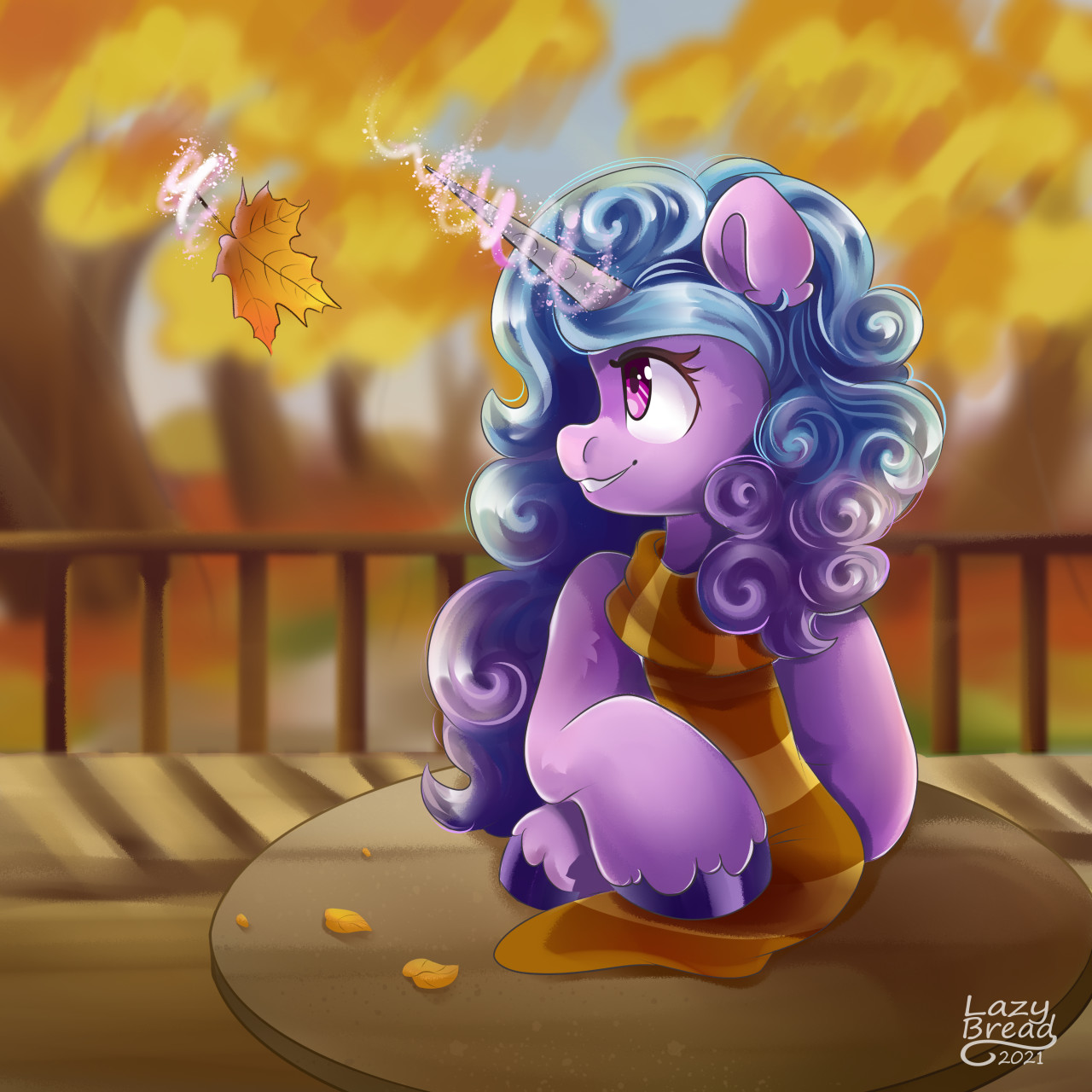 #3445472 - safe, artist:lazybread, izzy moonbow, pony, unicorn, g5 ...