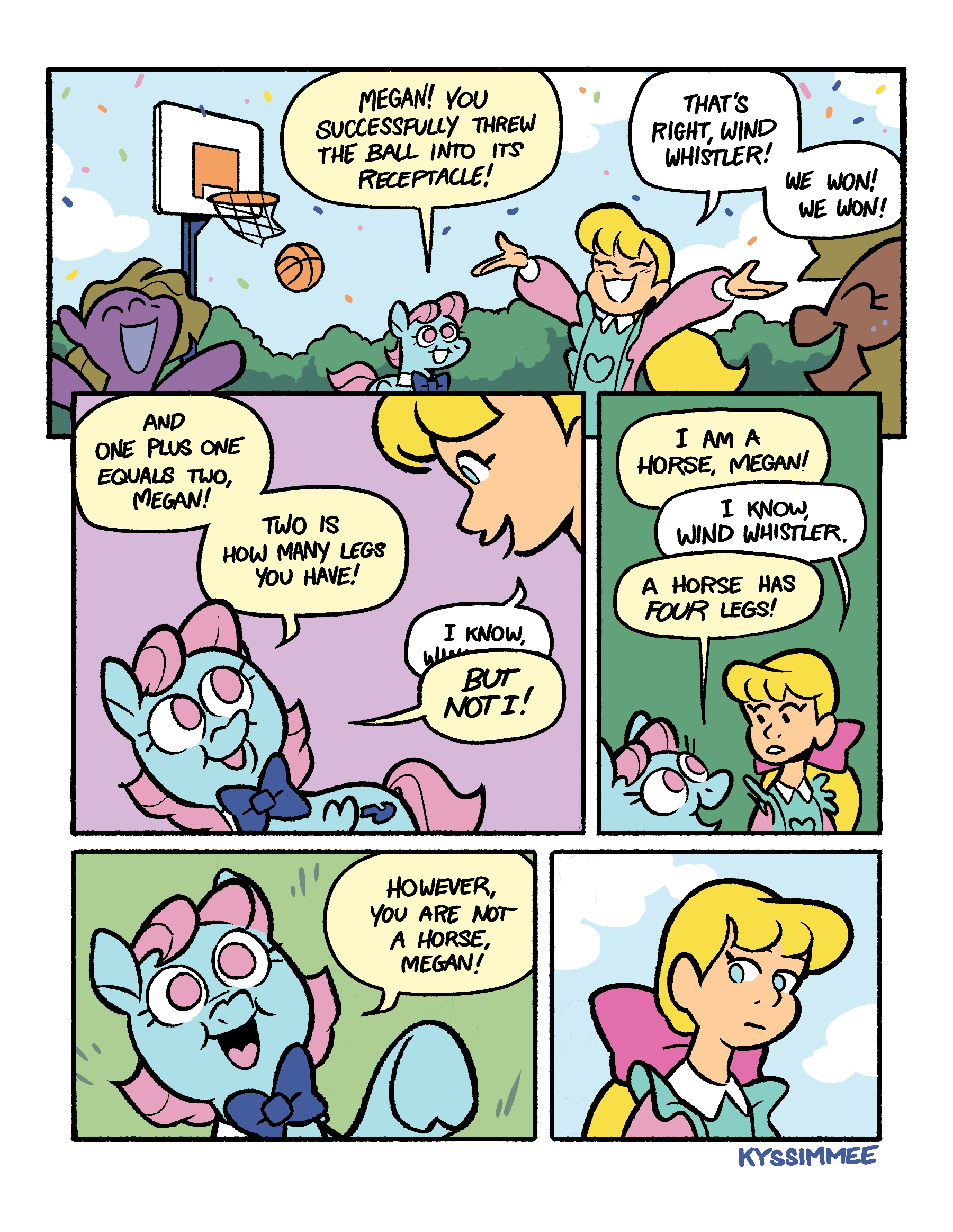 #3434508 - safe, artist:kyssimmee, megan williams, wind whistler, earth ...