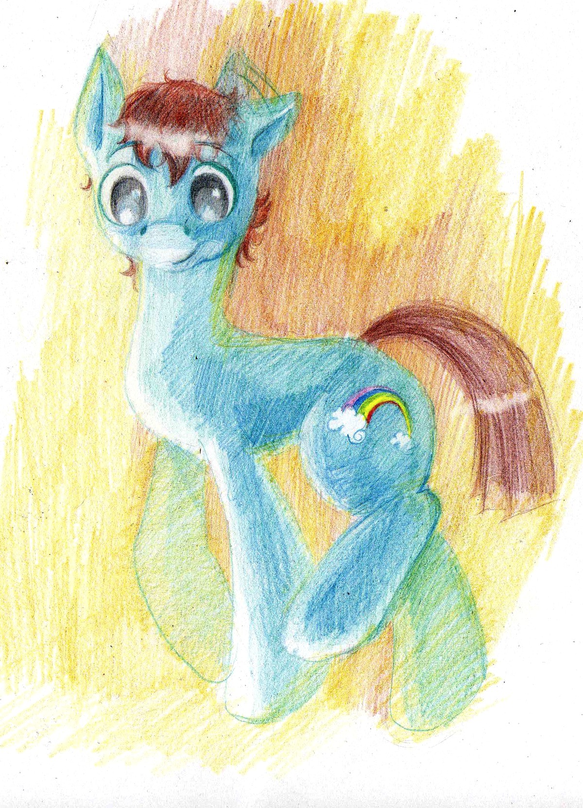 #3447201 - safe, artist:wolfiedrawie, oc, oc only, earth pony, pony, abstract background, male ...