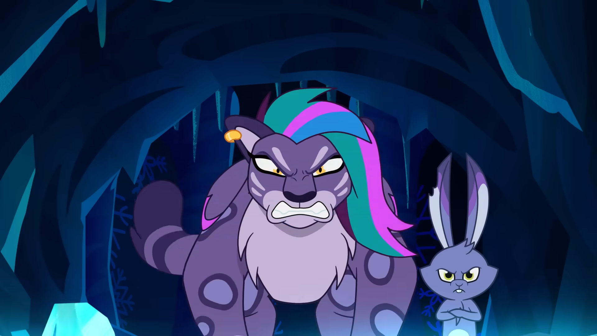 #3447947 - safe, screencap, allura, twitch, aq bars, rabbit, g5, my ...