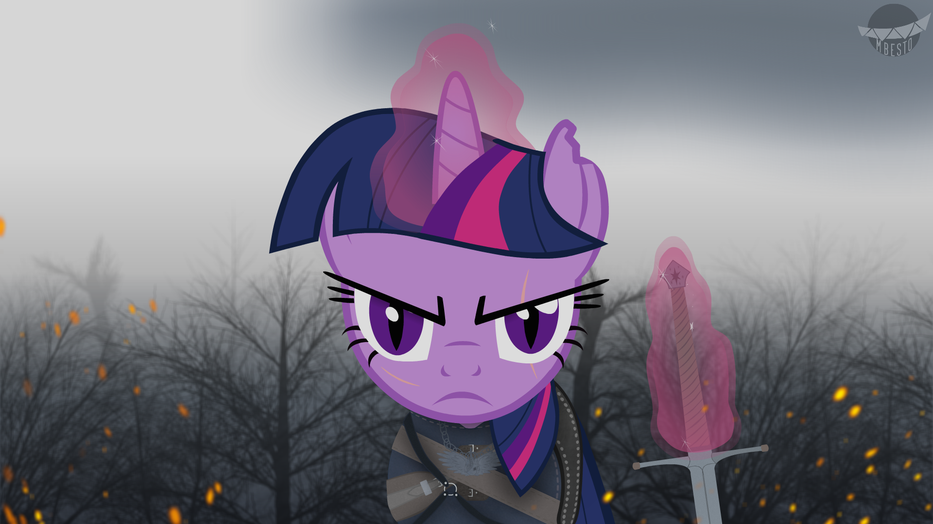 #3448083 - safe, artist:mbesto, twilight sparkle, pony, unicorn, g4 ...