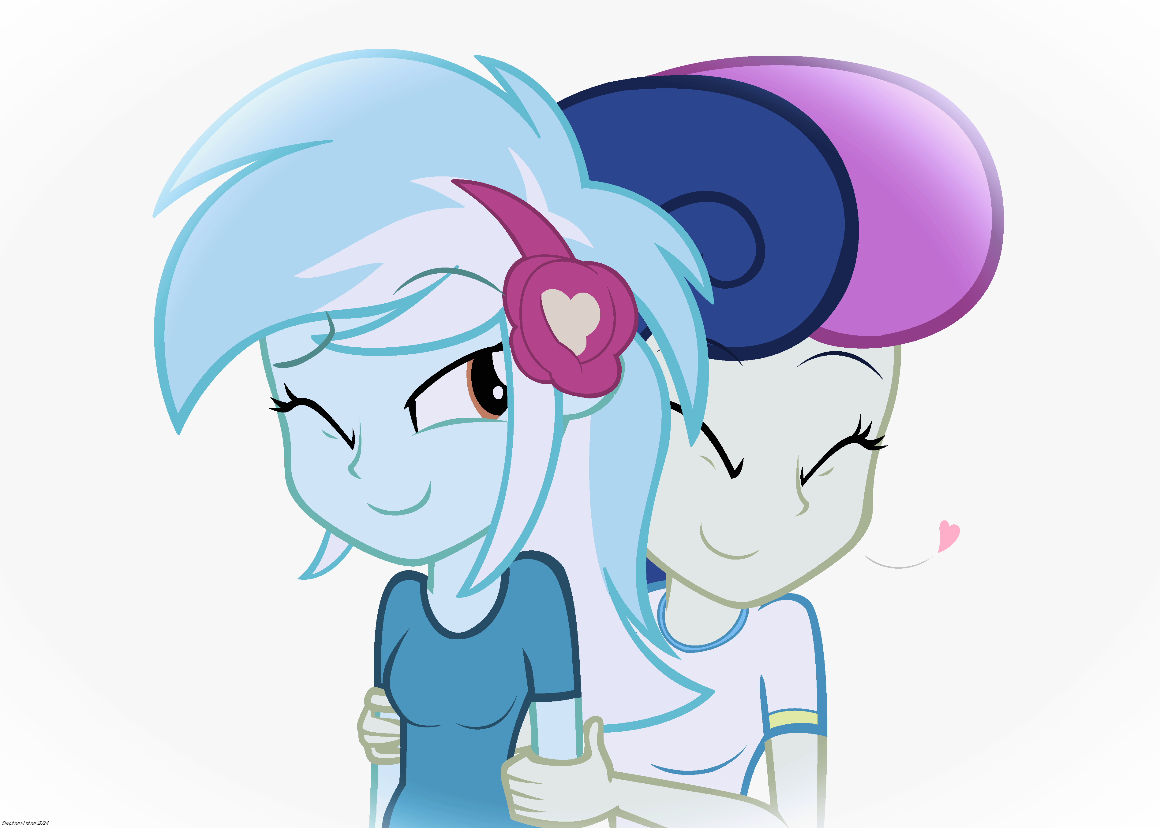 #3448111 - safe, artist:stephen-fisher, bon bon, lyra heartstrings ...