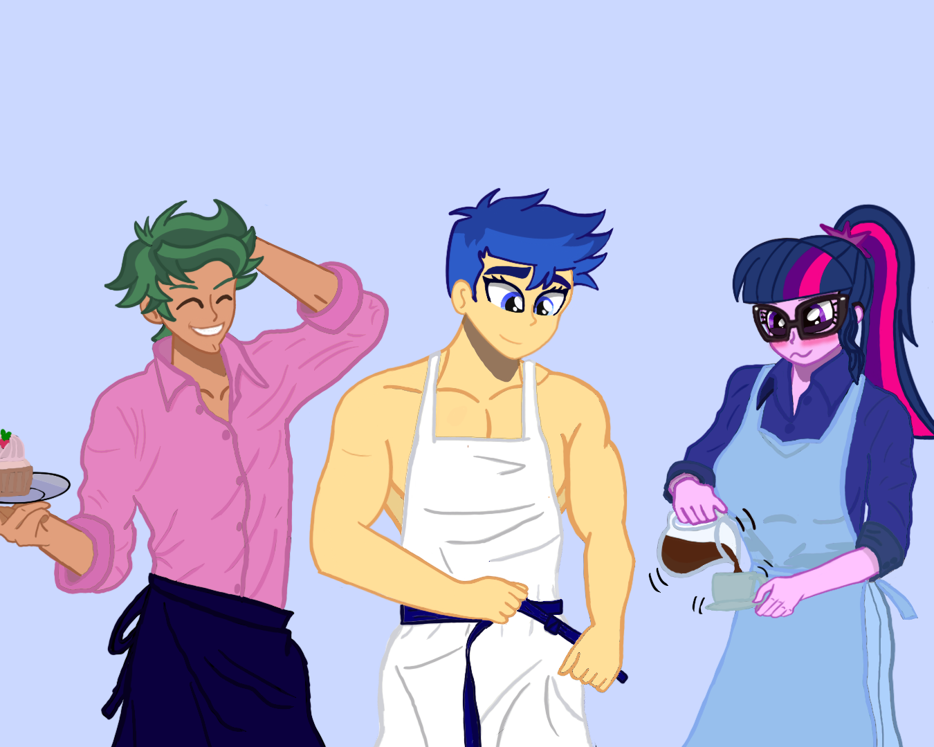 #3450823 - safe, flash sentry, sci-twi, timber spruce, twilight sparkle ...