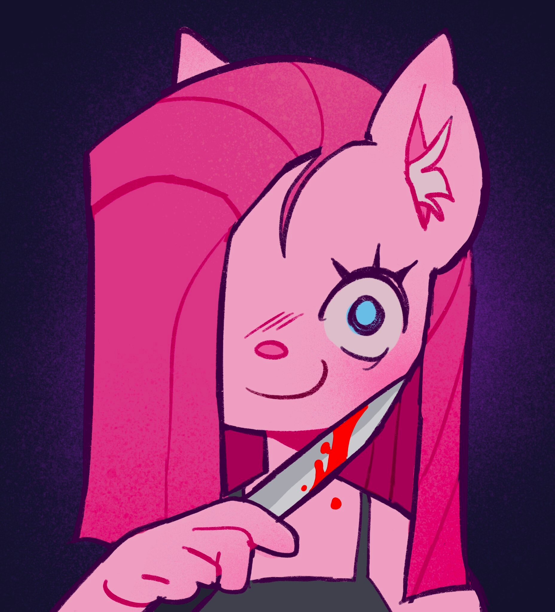 #3451236 - safe, artist:alexbeeza, pinkie pie, earth pony, anthro, g4 ...