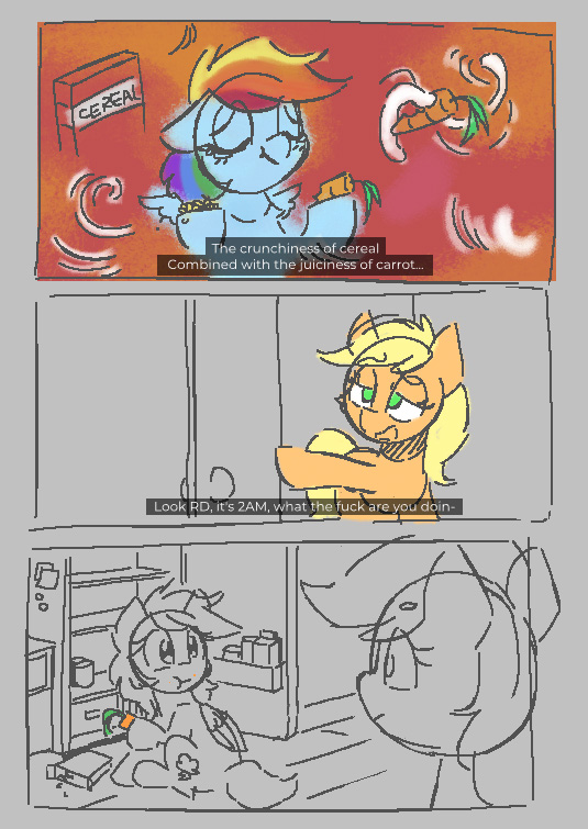 #3453159 - safe, artist:morningbullet, applejack, rainbow dash, earth ...