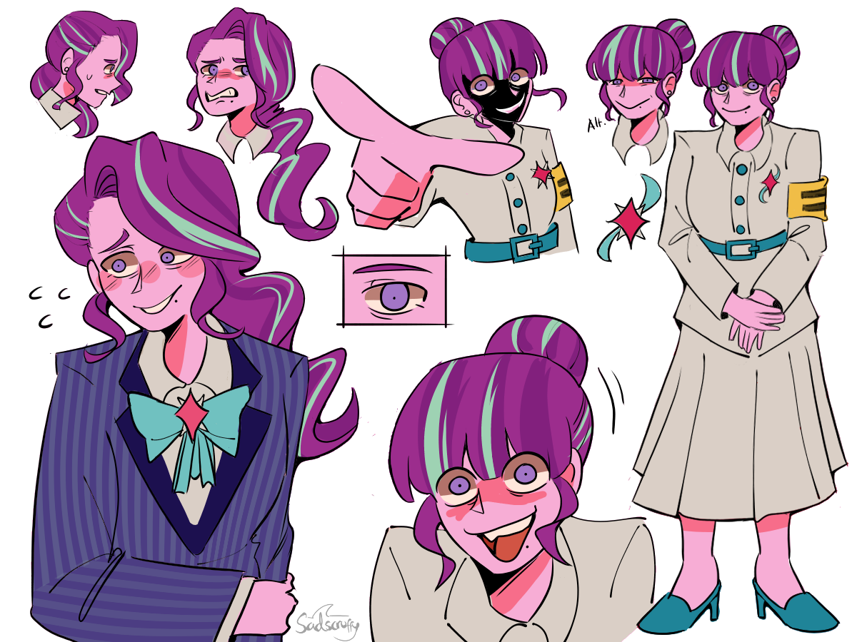 #3435595 - safe, artist:sadscruffy, starlight glimmer, human, equestria ...