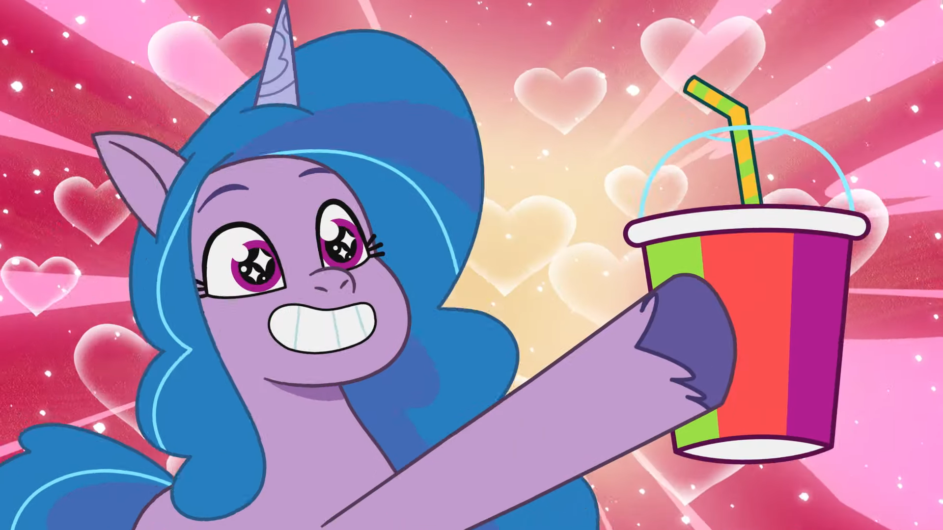 #3435865 - safe, screencap, izzy moonbow, pony, unicorn, g5, my little ...