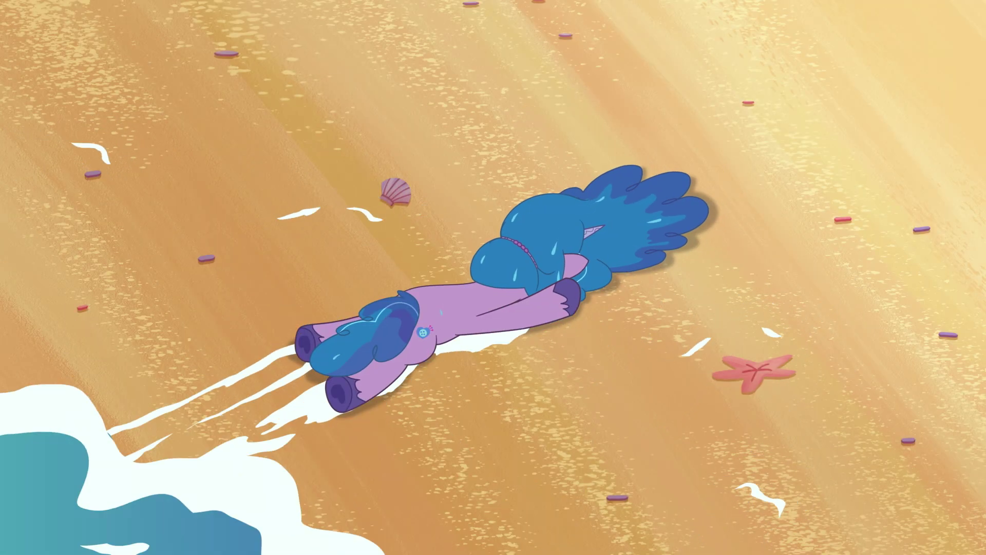 #3436278 - safe, screencap, izzy moonbow, sea star, pony, unicorn, g5 ...